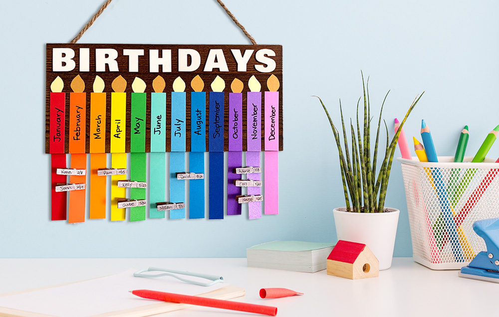 Classroom Birthday Chart DIY DG